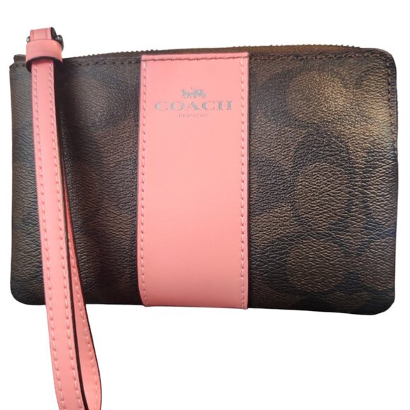Coach | Bags | Coach Corner Zip Wristlet With Tags Inside | Poshmark
